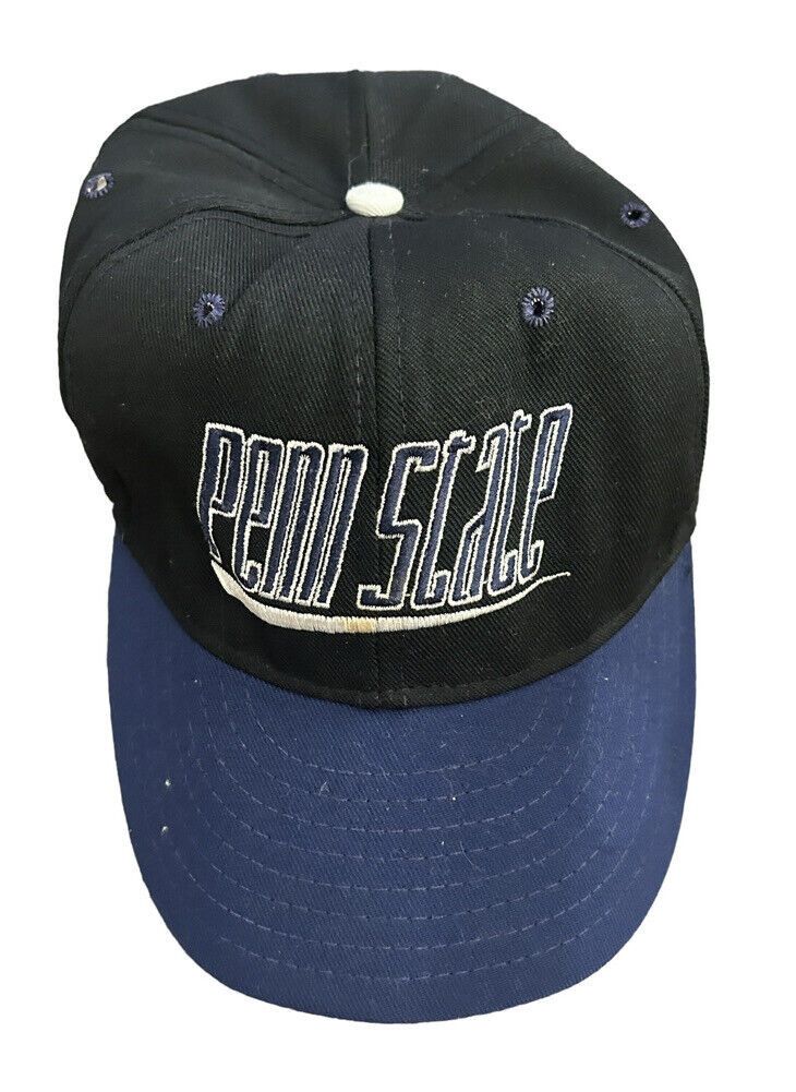 Unkwn Vintage Penn State Hat Blue Snapback Cap 1990s Made In USA | Grailed