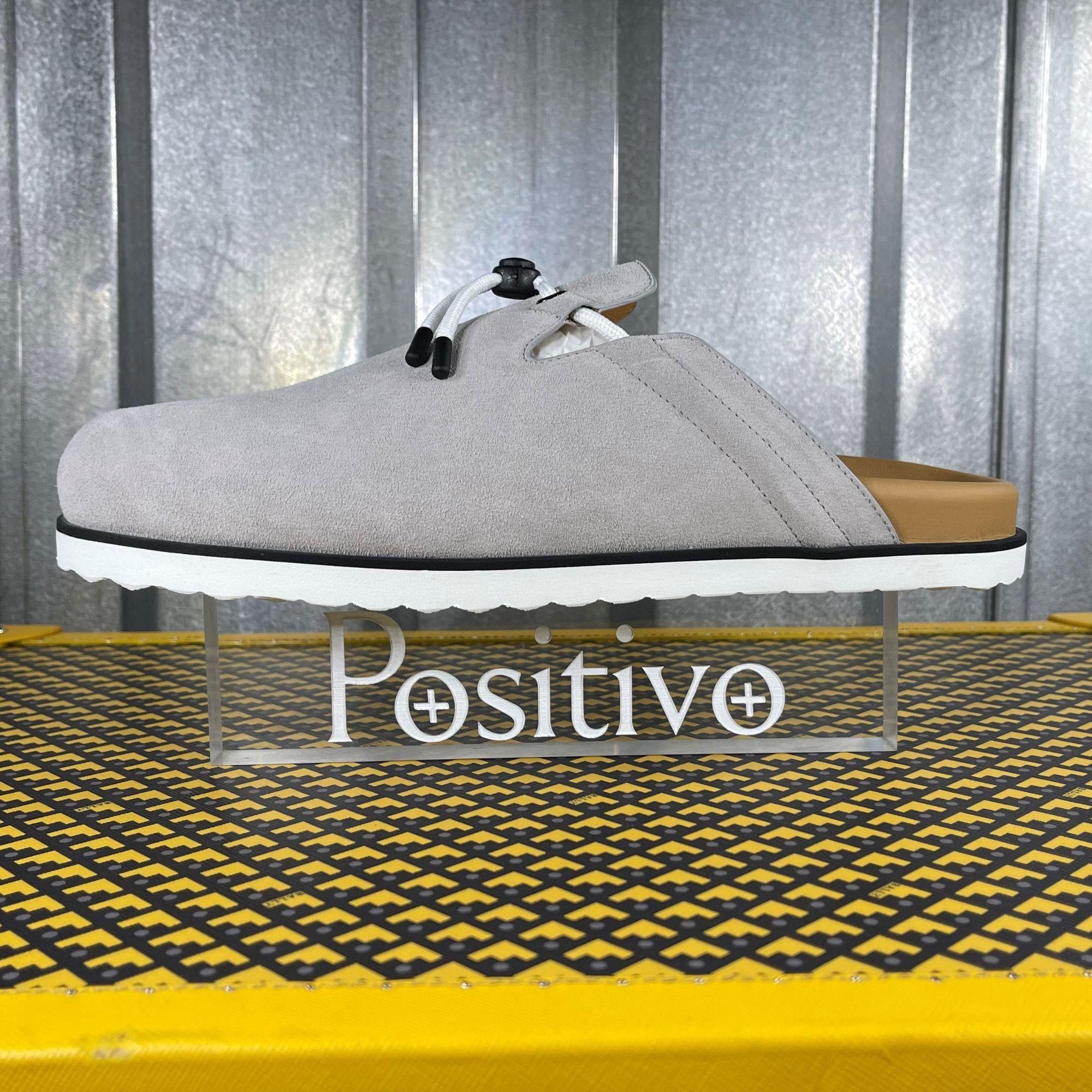 Buscemi Buscemi Pietro Grey Suede Leather Slippers US 7 EU 40 | Grailed