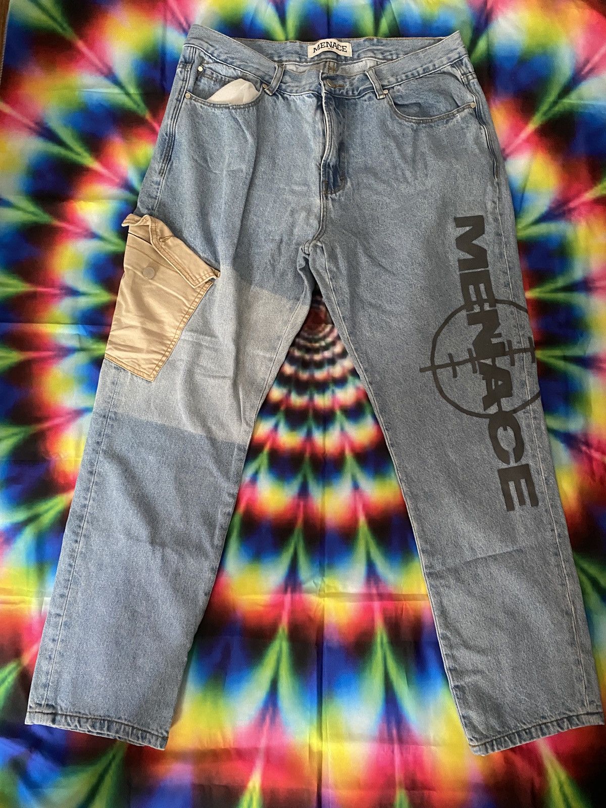 Menace Menace Crosshair Denim Pant | Grailed