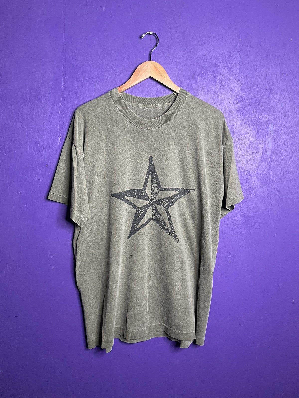 Band Tees × Tour Tee × Vintage Vintage 1995 REM Monster tour star logo ...