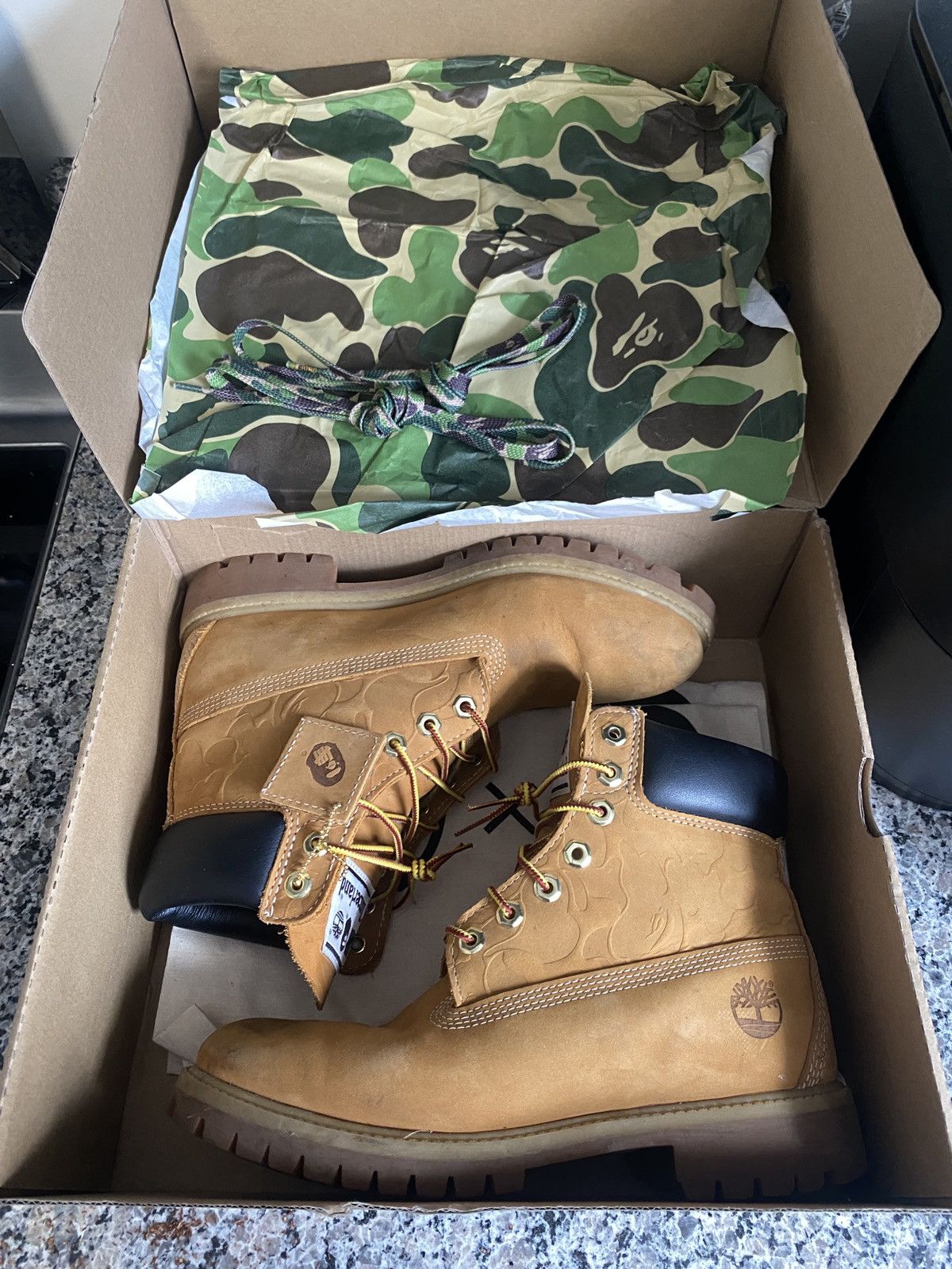 Bape Bape x Undefeated x Timberland sz 8.5 | Grailed