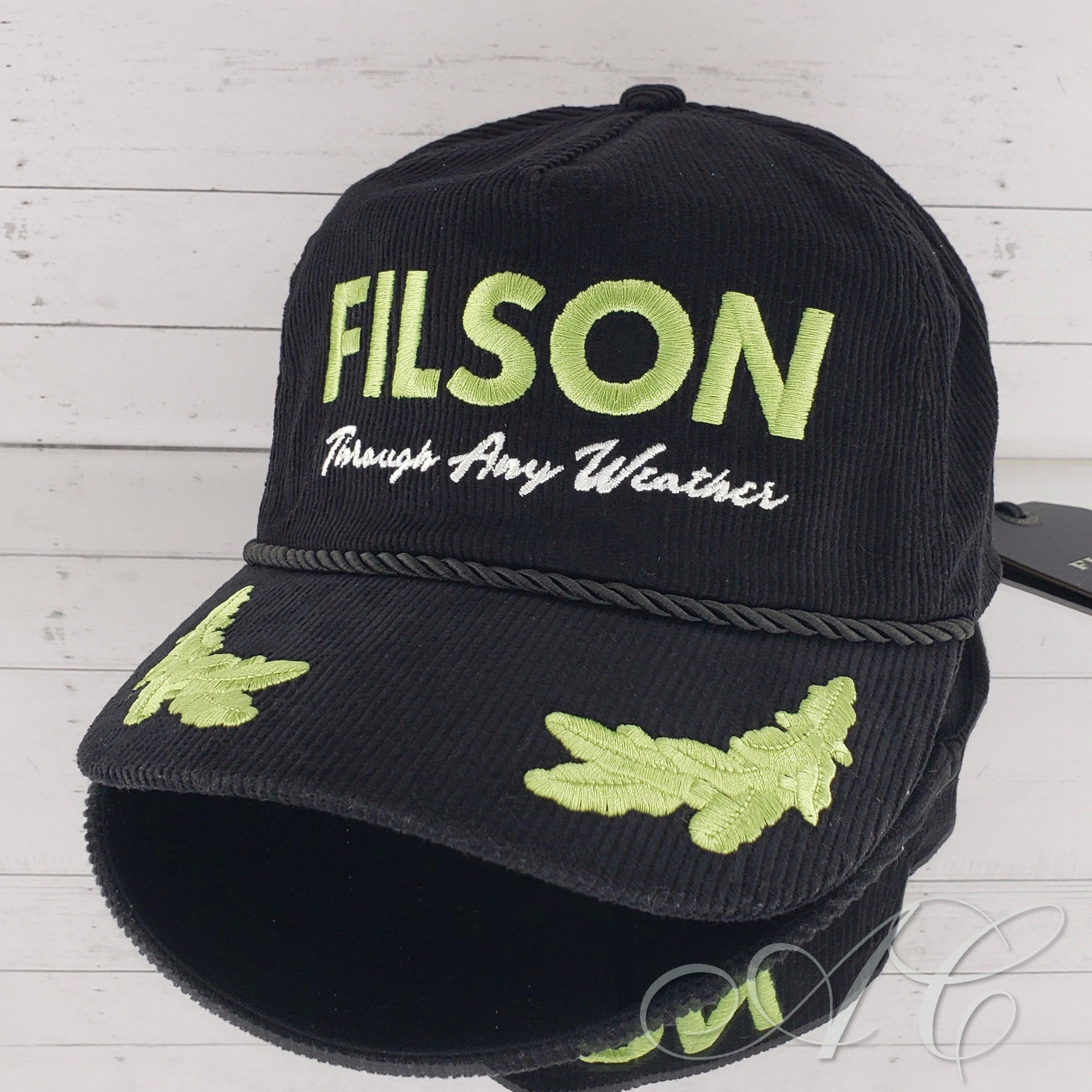 Filson Filson Hat Baseball Cap Black Weather Corduroy Rope Forester ...