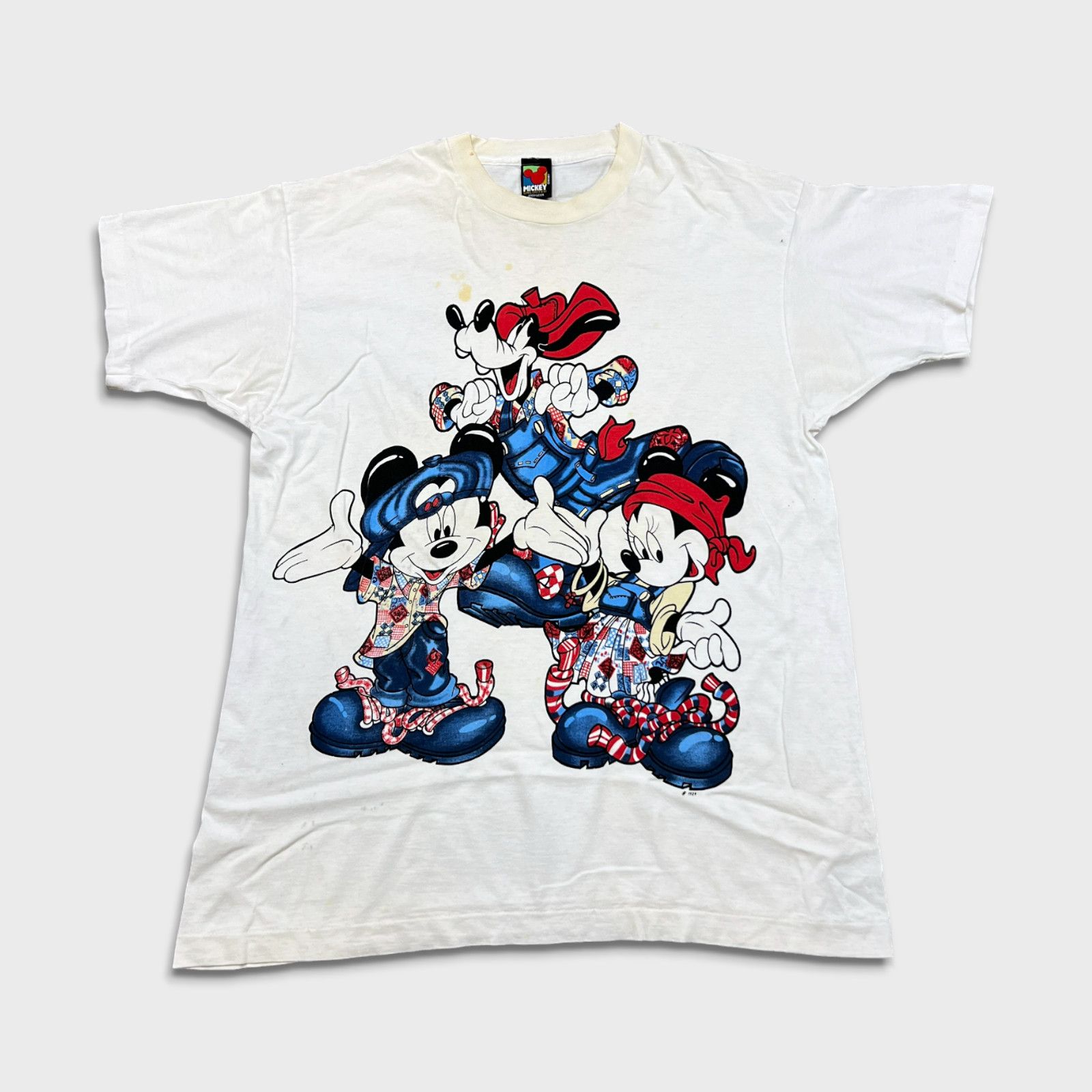 Vintage VTG 90s Disney Mickey XL Jerry Leigh Goofy Minnie USA Tee | Grailed