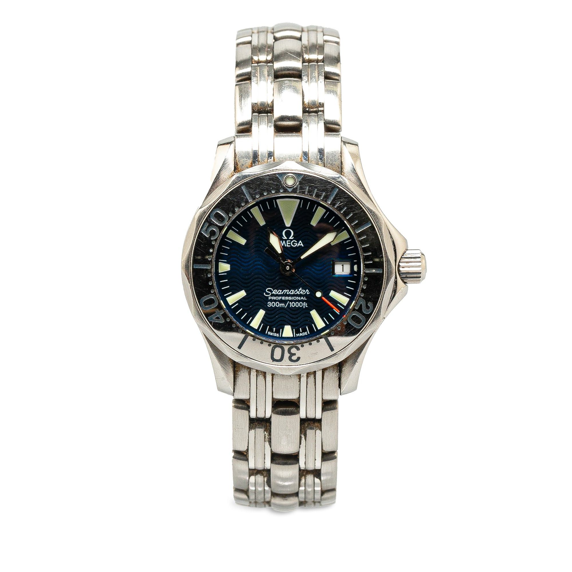 Omega OMEGA Quartz Stainless Steel Seamaster 300M Watch | Grailed