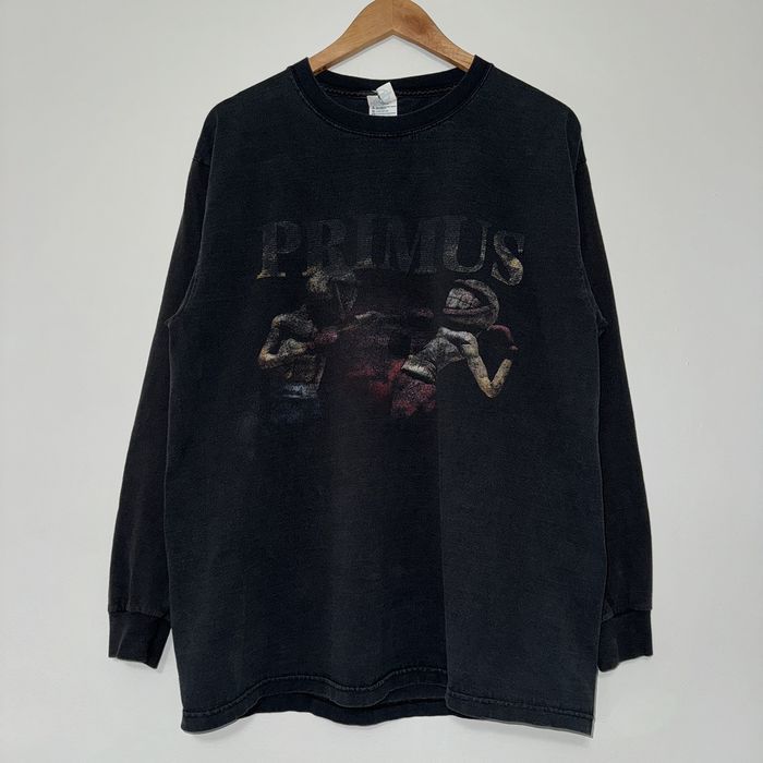 Vintage CRAZY VINTAGE PRIMUS TOUR DE FROMAGE LONG SLEEVE BAND TEE | Grailed