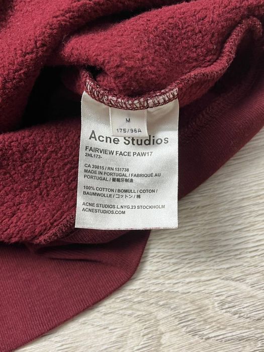 Acne Studios Acne Studios face logo sweatshirt | Grailed