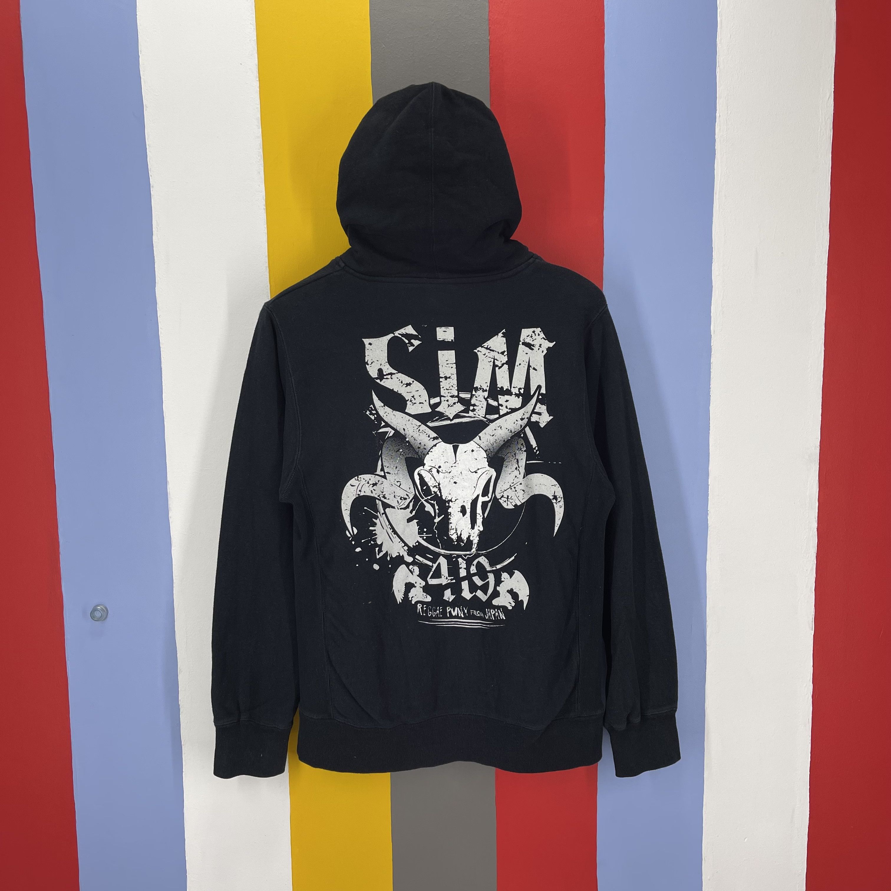 Band Tees × Japanese Brand × Rare SIM Japanese Metal Band Hoodie Rare ...