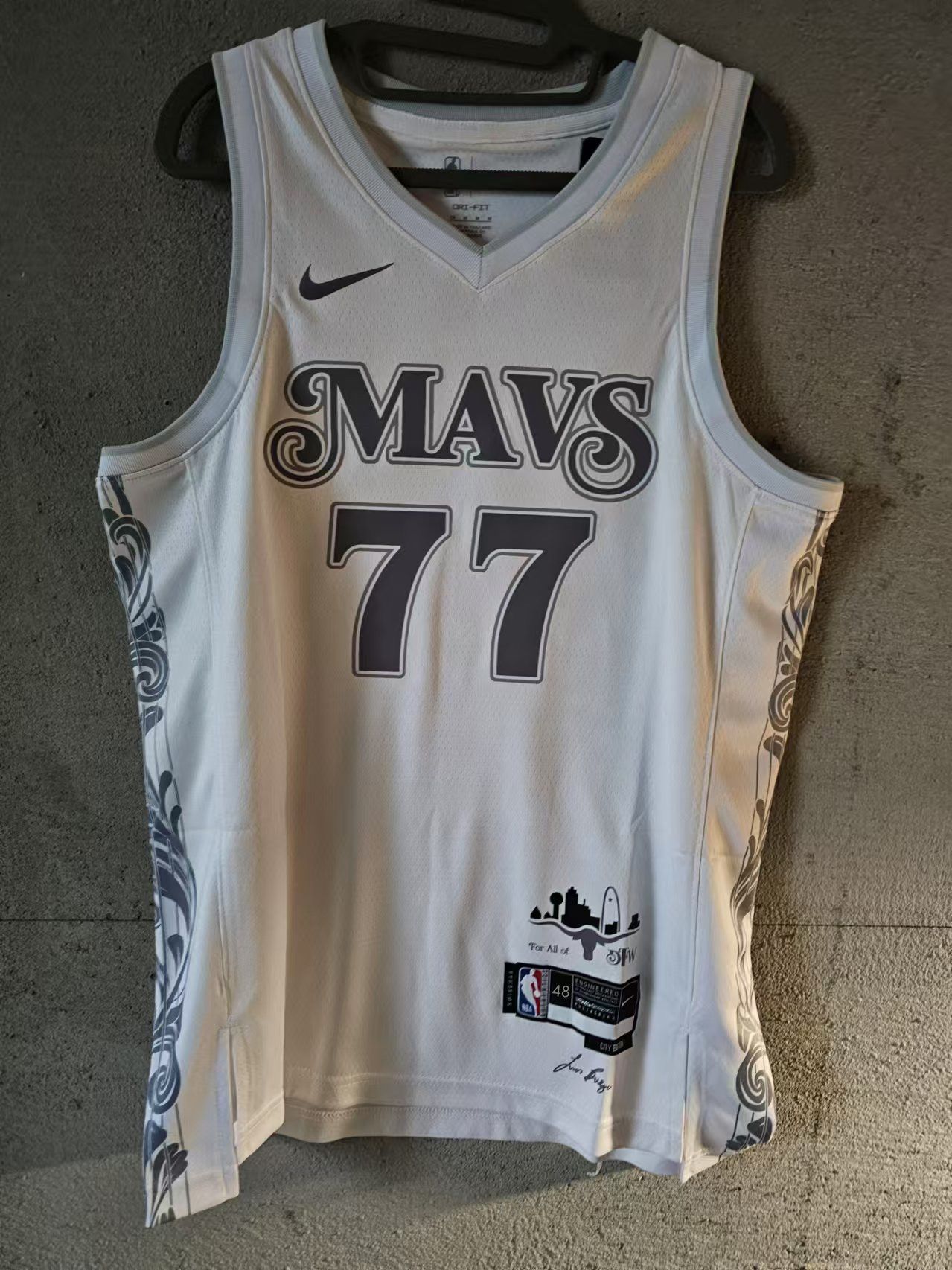 NBA Dallas Mavericks #77 Luka Dončić Jersey City Edition | Grailed