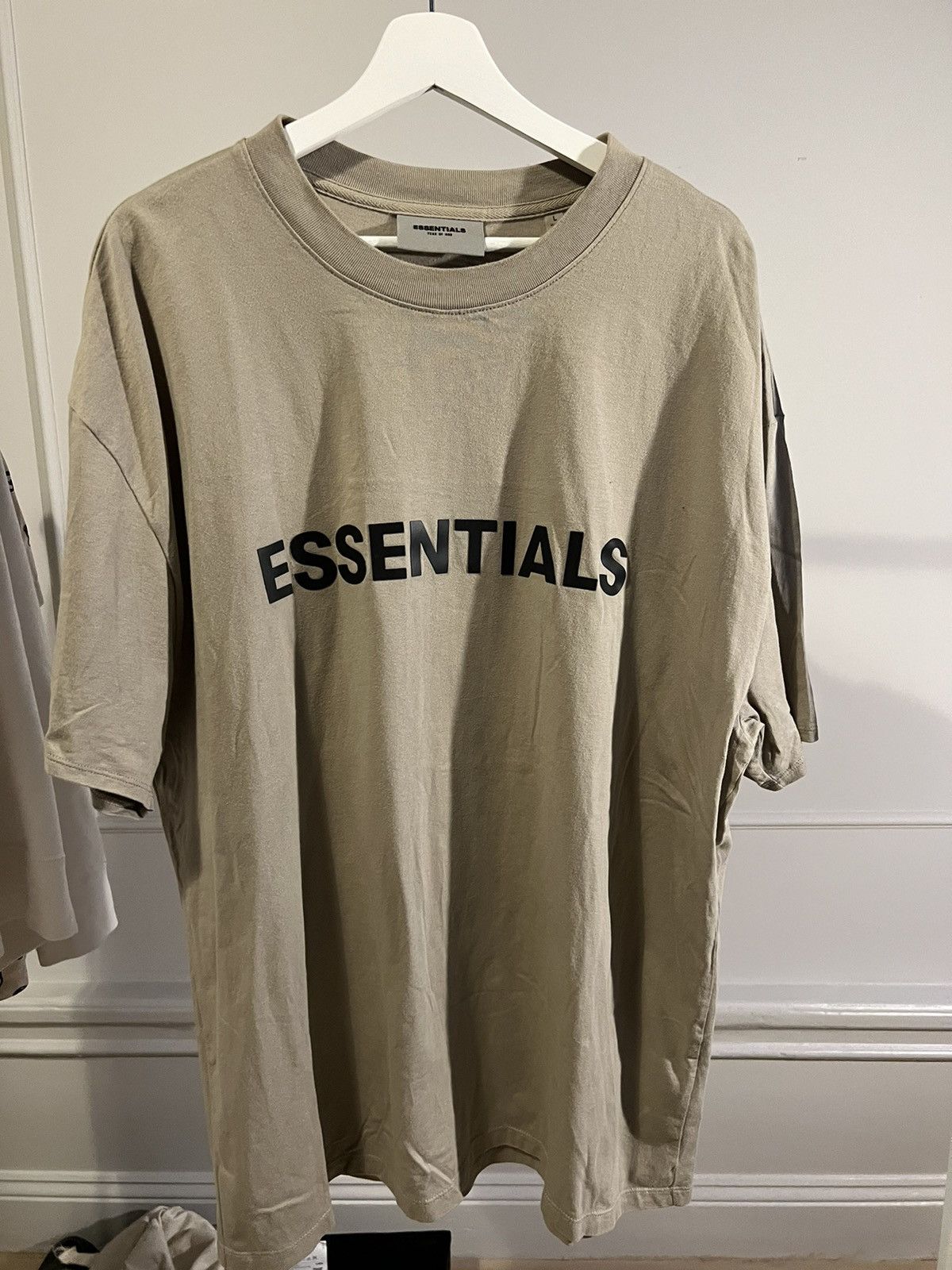 Essentials Tan essentials t shirt | Grailed