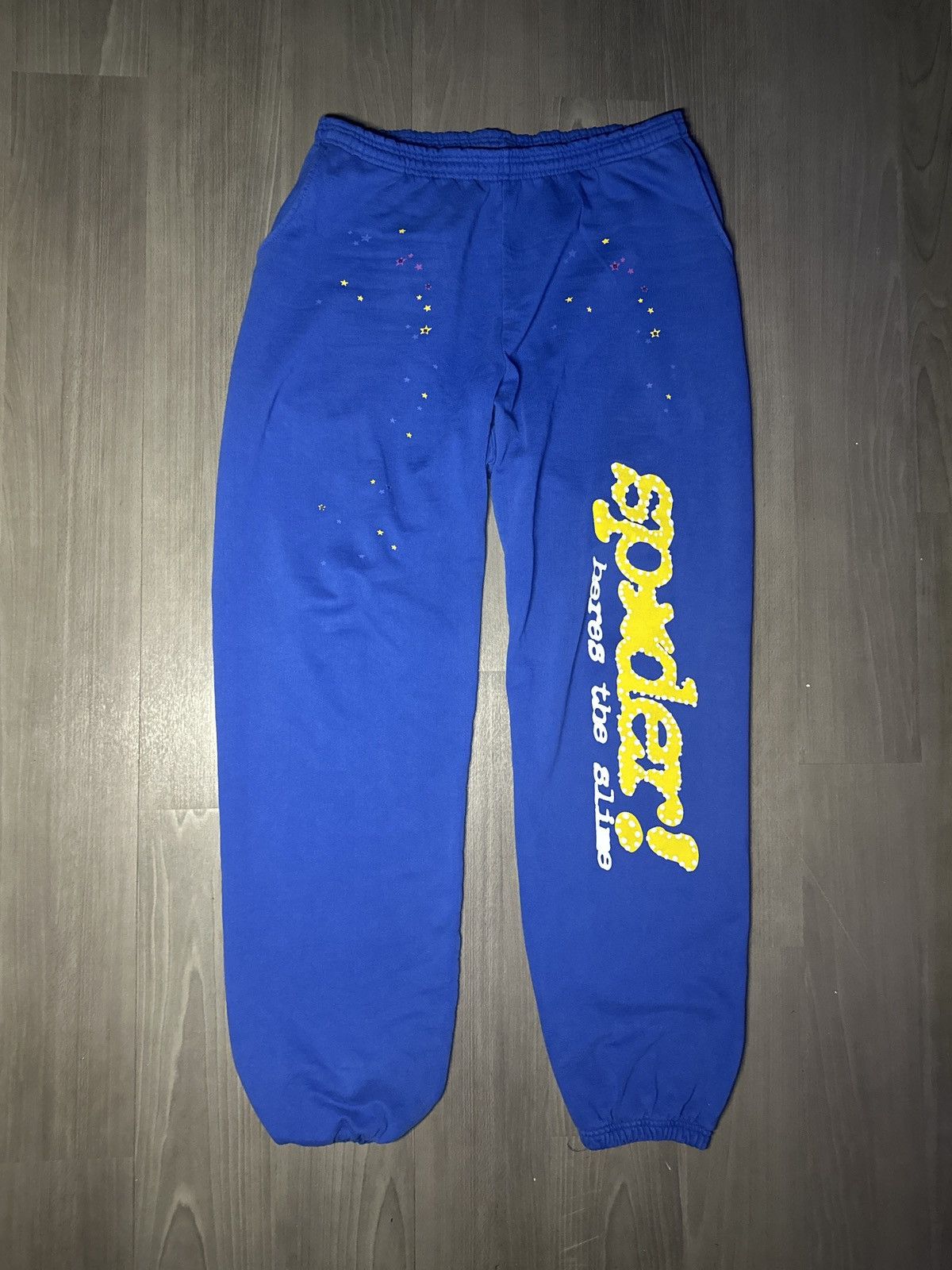 Young Thug Spider TC Blue Sweatpants | Grailed