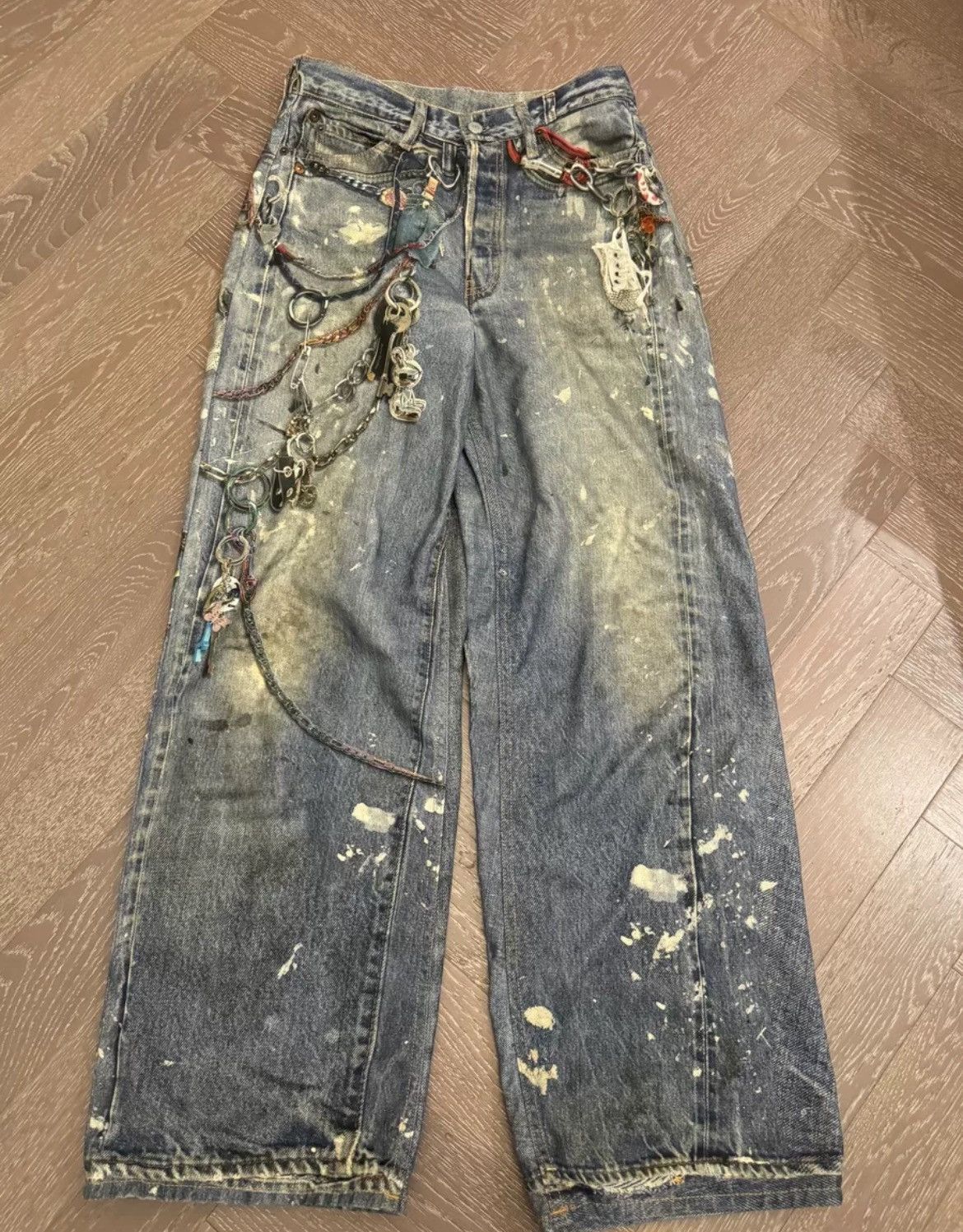 Acne Studios Acne studios 3D print jeans size 34 - DMC | Grailed