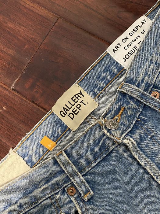 Gallery Dept. Gallery Dept light blue jeans | Grailed