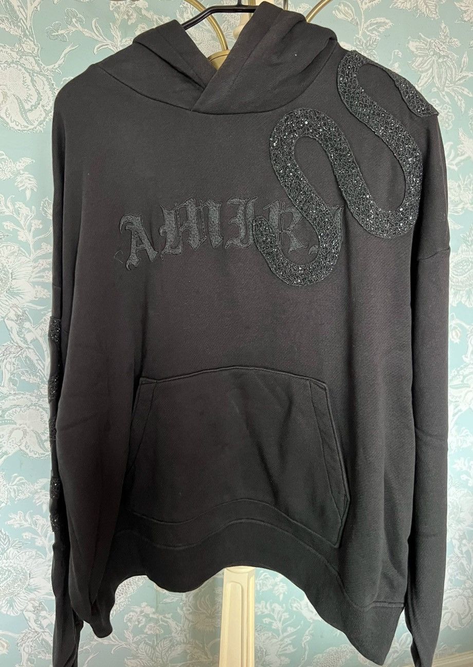 Amiri Amiri rhinestone snake cardigan | Grailed