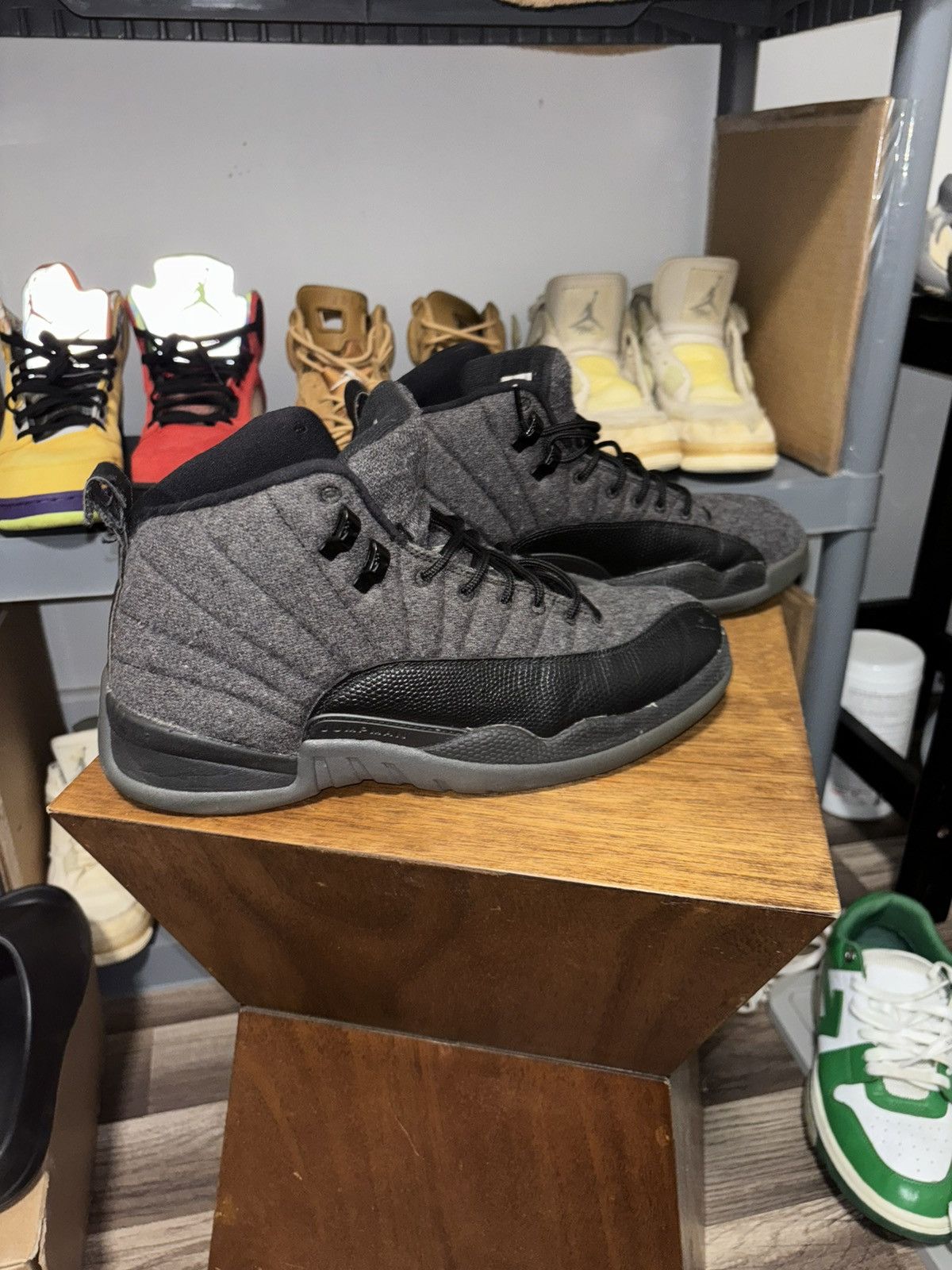 Jordan Brand Wool grey Jordan 12 size 10 | Grailed