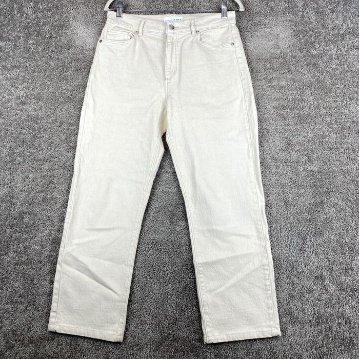 Loft LOFT Made and Loved Cropped Denim Jeans Women's 27/4 Beige High ...