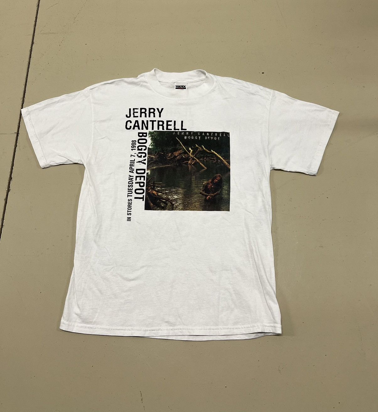 Vintage Vintage 1998 90s Jerry Cantrell boggy depot t shirt | Grailed