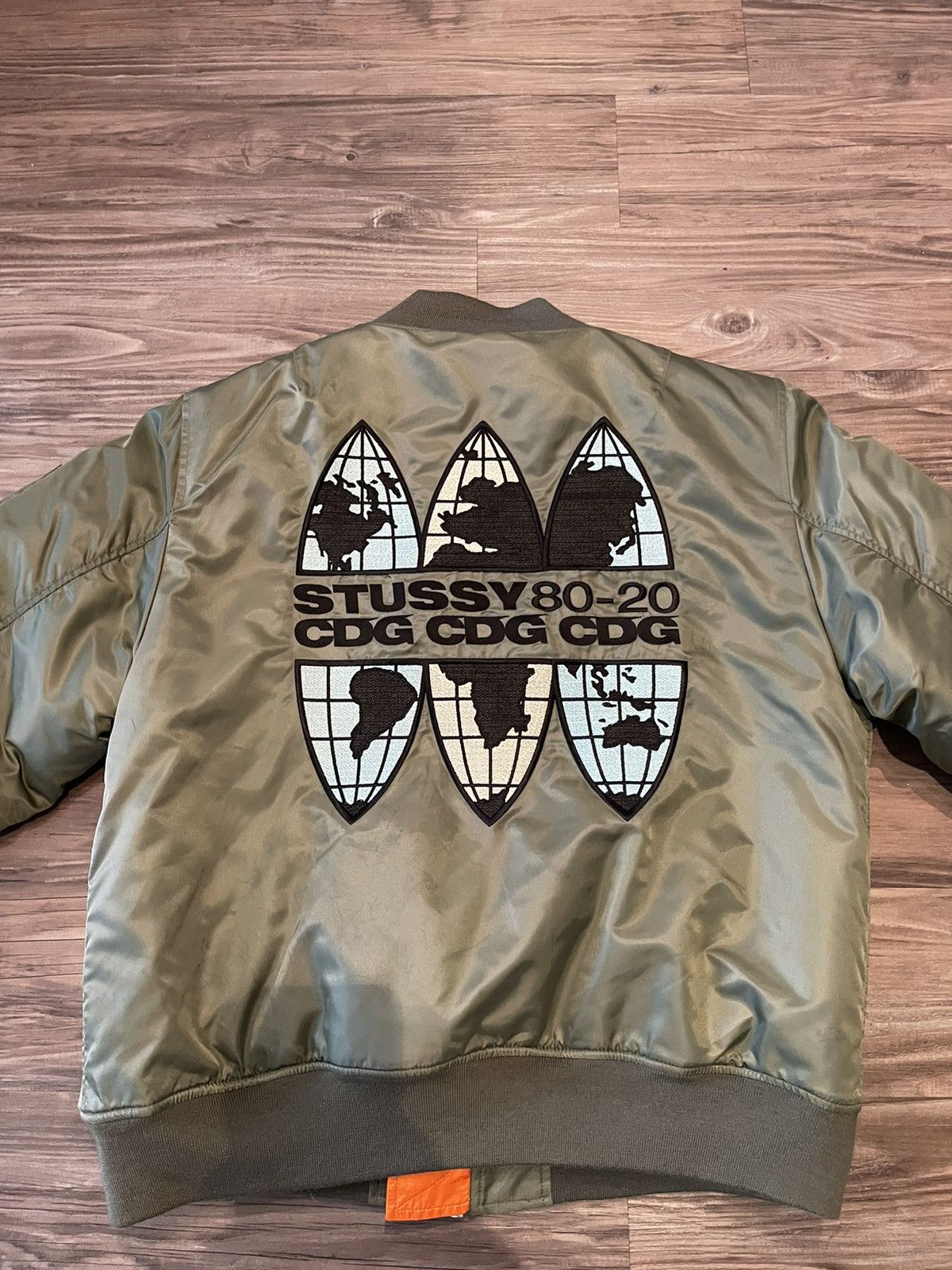 Stussy Stussy x CDG 40 year Anniversary bomber jacket | Grailed