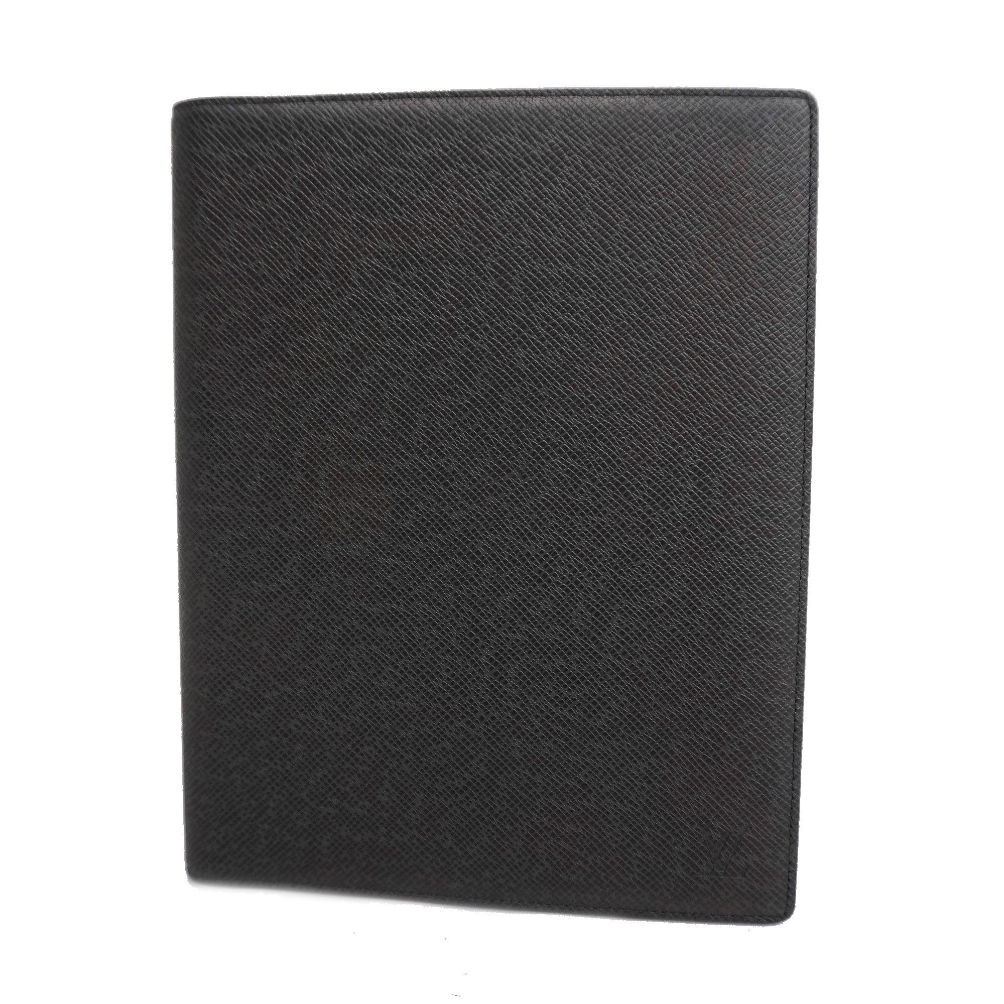 Louis Vuitton Auth Louis Vuitton Taiga Planner Cover Ardoise Notebook ...