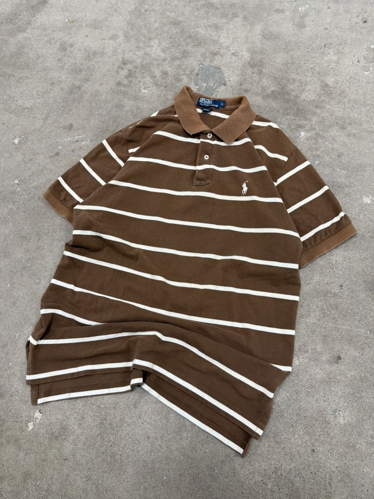 Kanye West VINTAGE KANYE WEST STYLE POLO RALPH LAUREN STRIPED POLO ...