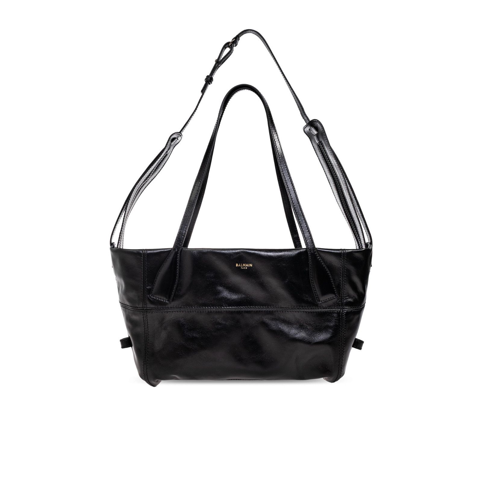 Balmain BALMAIN Small Track Zips Black Tote Bag New & Authentic | Grailed
