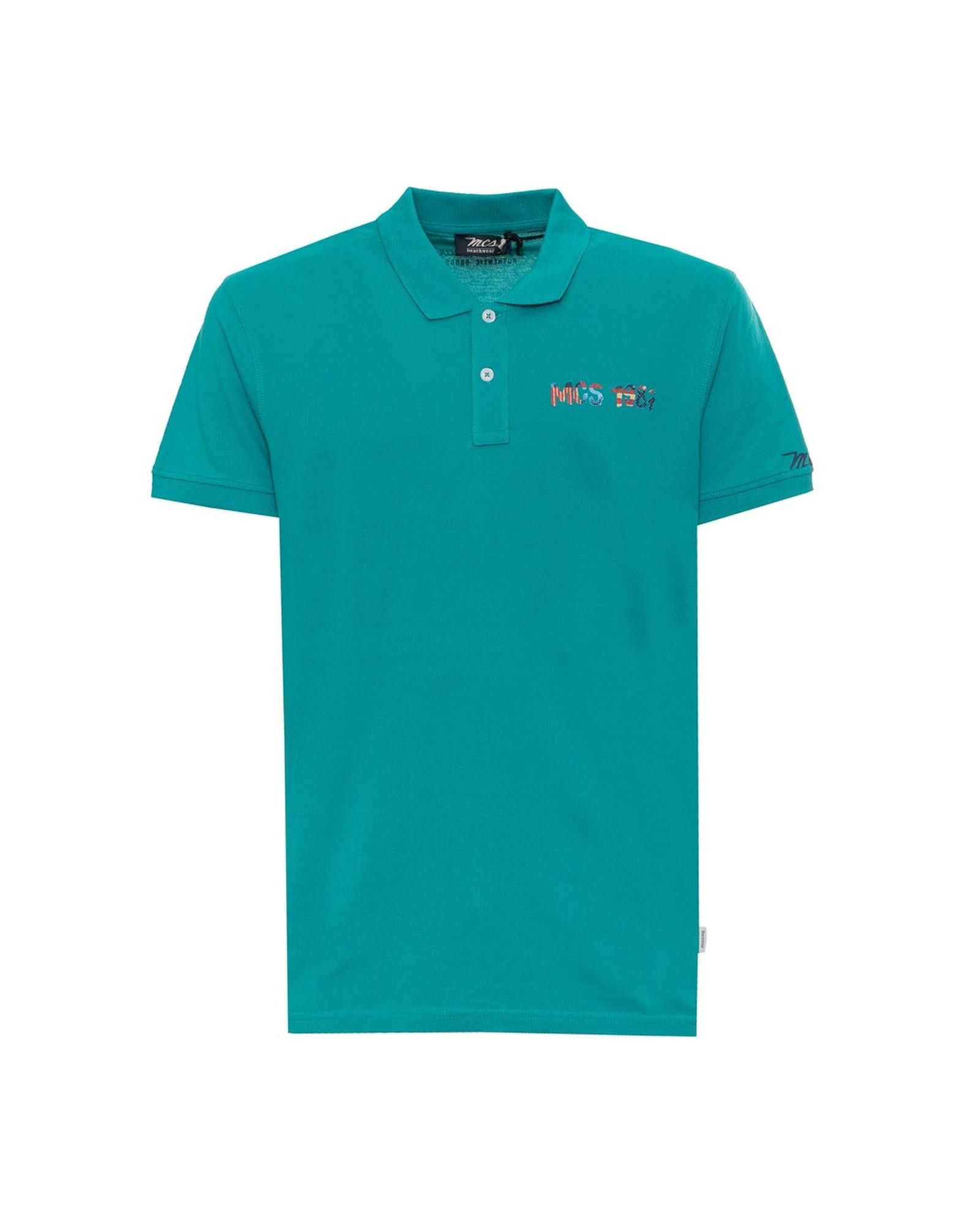 MCS Cotton Polo Shirt with Visible Logo Detail | Grailed