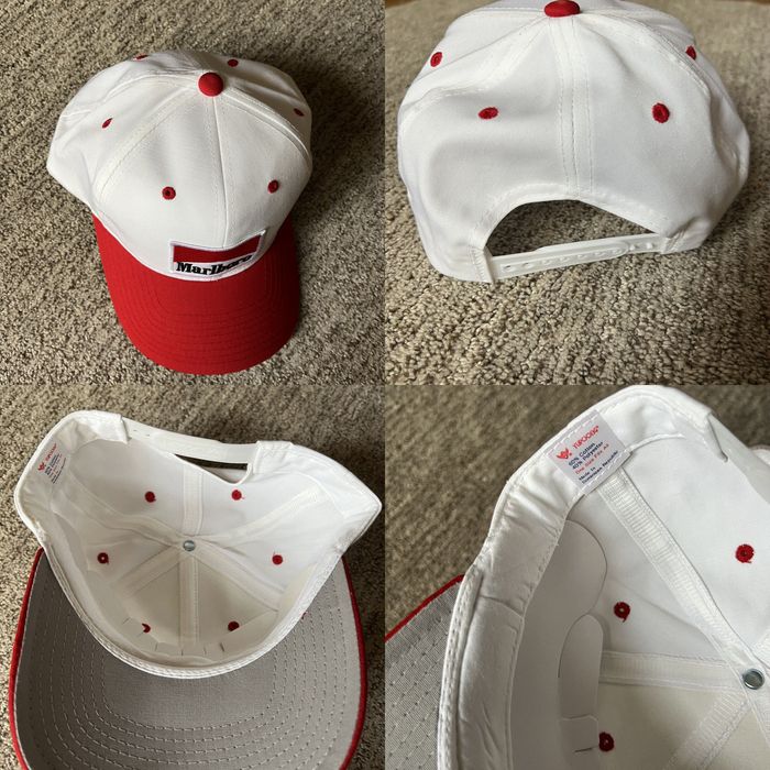 Marlboro Vintage 1990s Red Marlboro Racing Team Embroidered Baseball ...