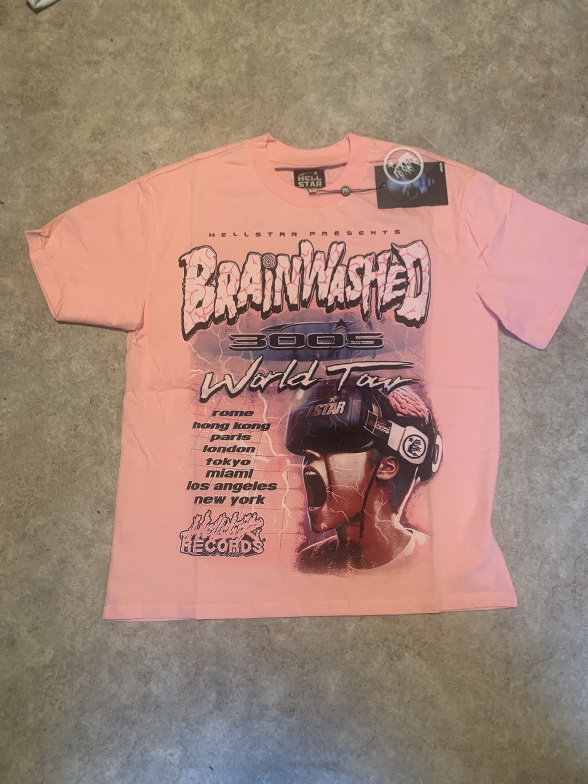 HELLSTAR Hellstar Brainwashed World Tour T-Shirt | Grailed