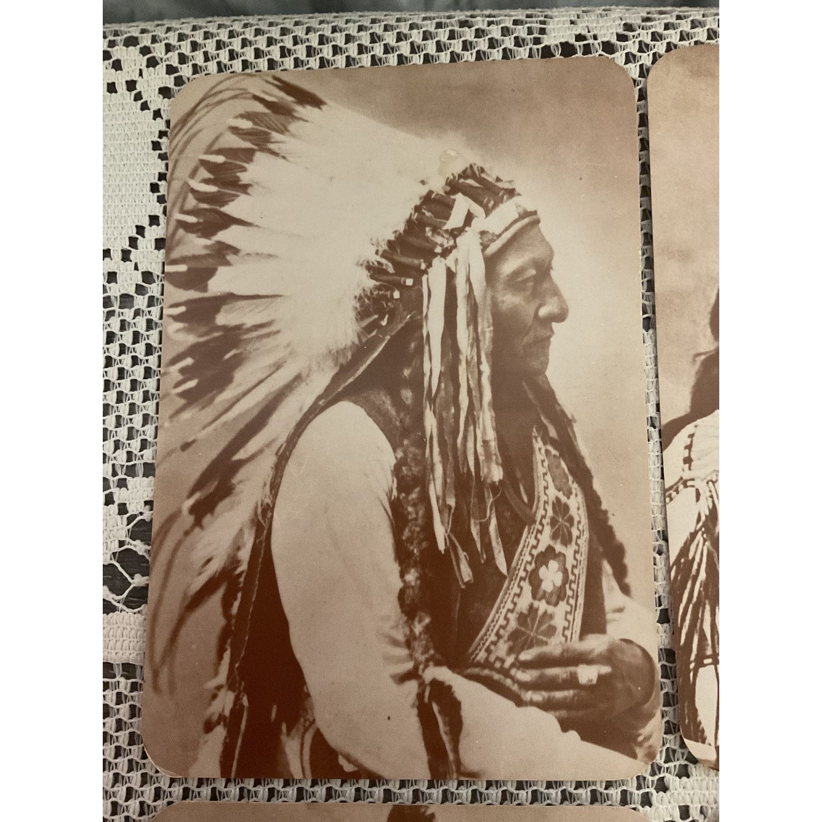 Vintage 4 Old West Collectors Post Cards Sitting Bull, Red Cloud | Grailed