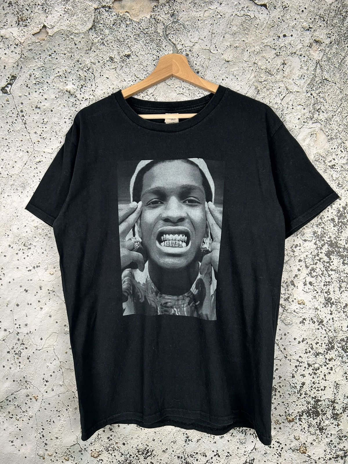 Rap Tees × Streetwear × Vintage Vintage ASAP Rocky Rap Graphic Tee Art ...