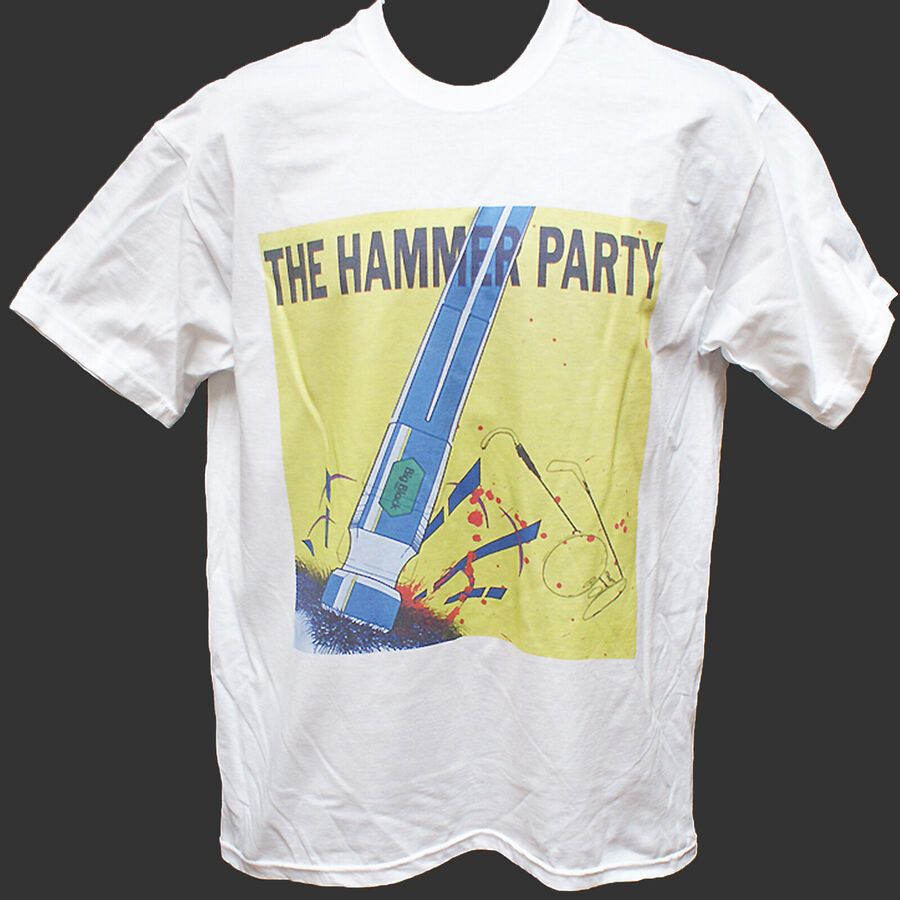 Gildan × Rock Band × Vintage The Hammer Party Big Black Industrial Rock T-Shirt 1side | Grailed