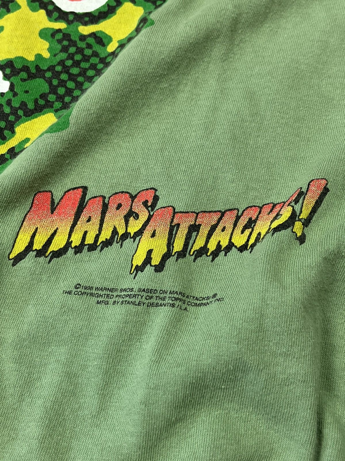Band Tees × Vintage Mars Attacks - 1996 We Come In Peace Promo T-shirt ...
