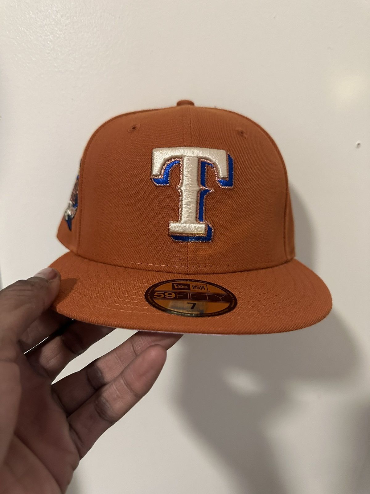 New Era Hat Club Texas Rangers “ Pinky “ Size 7 | Grailed