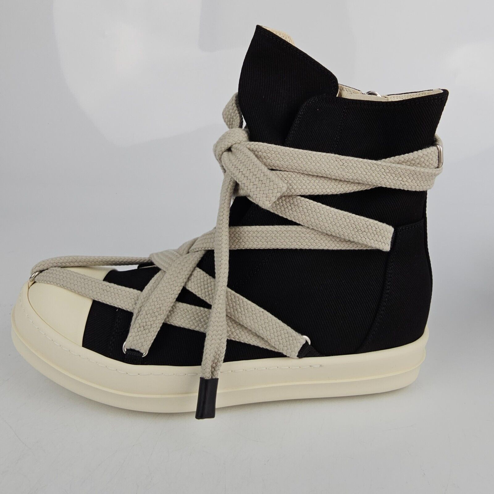 Rick Owens Rick Owens DRKSHDW Hexa High Black Pearl Milk Fat Lace | Grailed