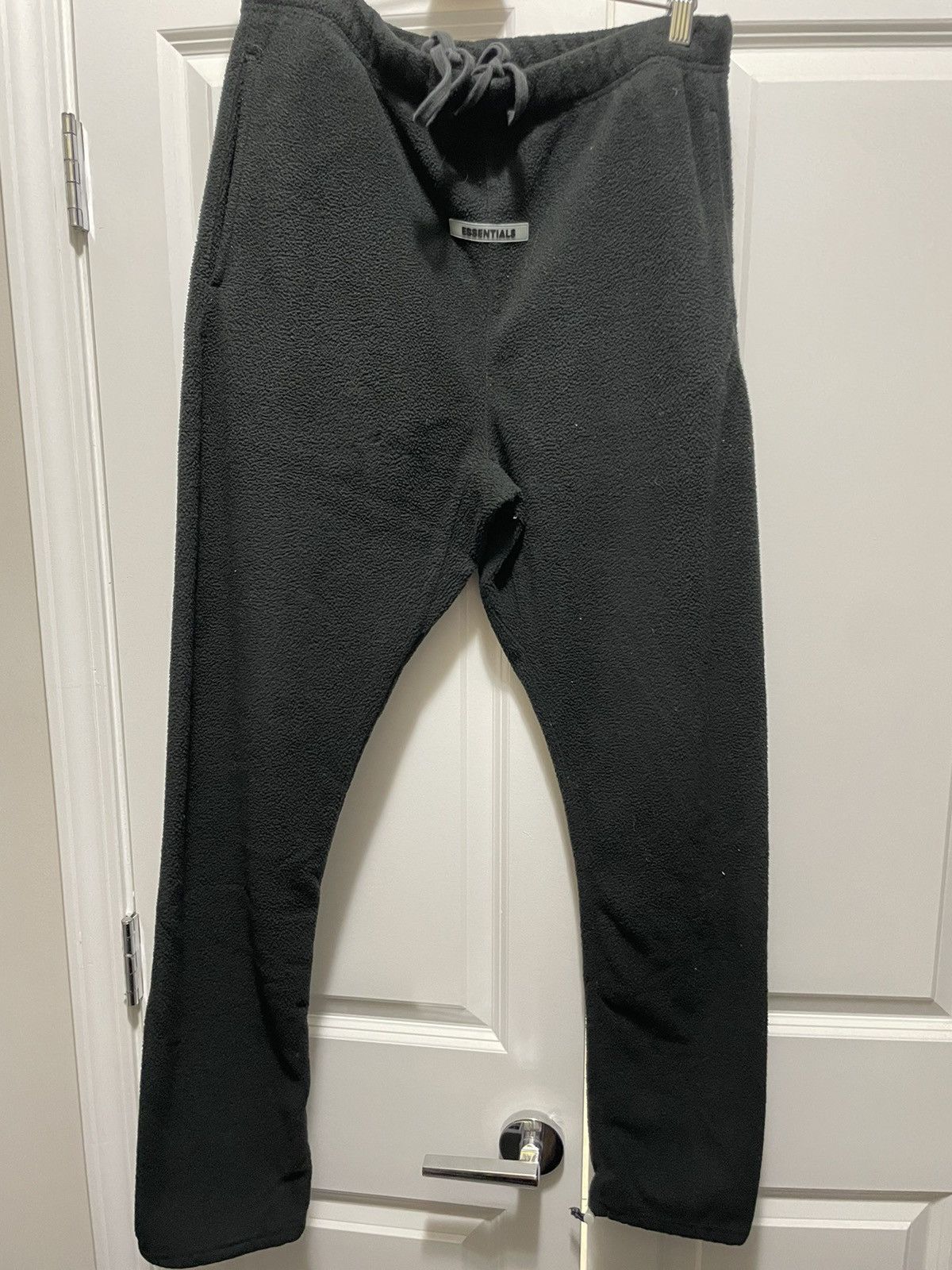 Essentials Essentials Black Polar Fleece Lounge Pants | Grailed