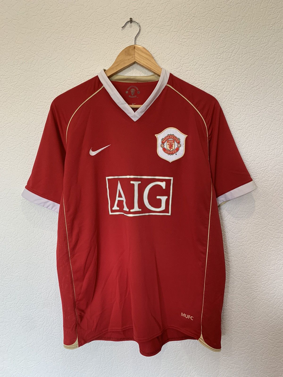 Nike Nike Manchester United 2006/2007 Home Kit Soccer Jersey | Grailed