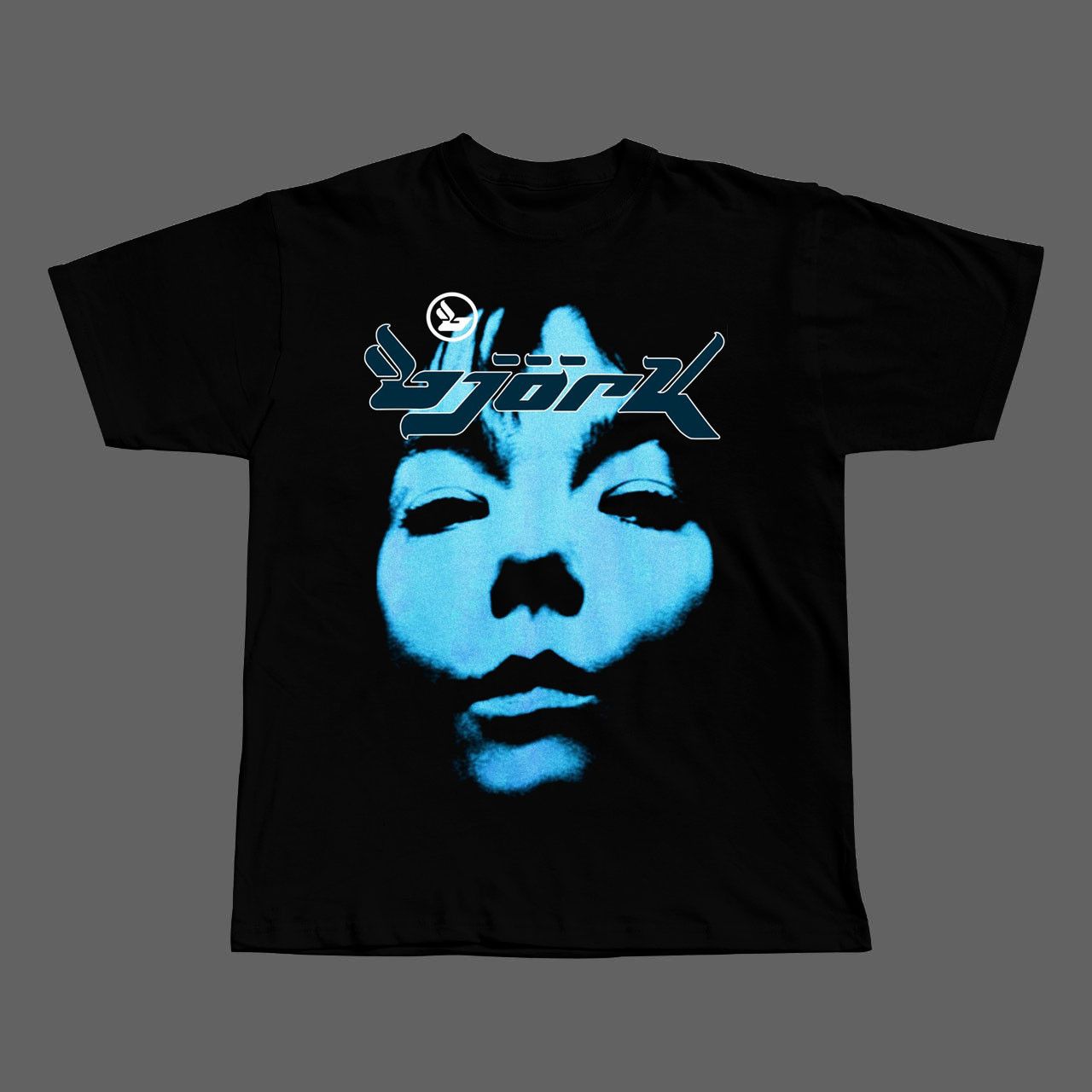 Vintage Bjork Homogenic Face Logo T-Shirt | Grailed
