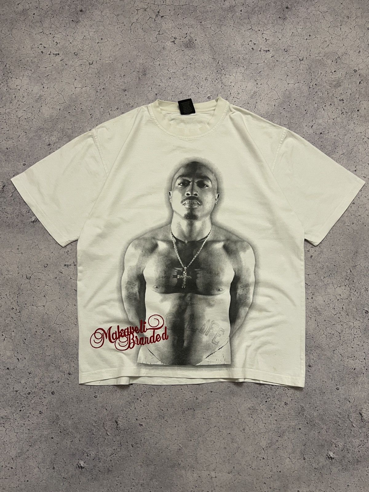 Vintage VTG Tupac 2pac Makaveli Brand Shirt Big Print Face Rap | Grailed