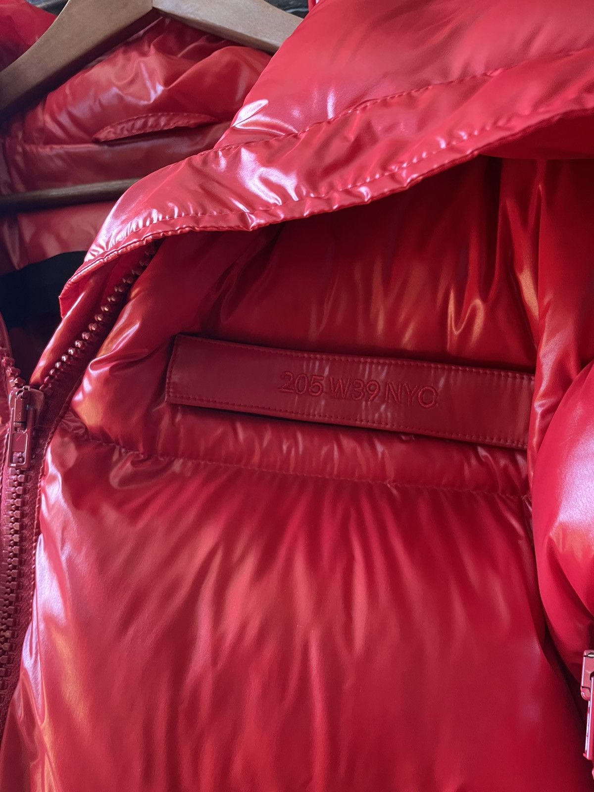 Raf Simons Red Oversized Puffer Jacket | Grailed