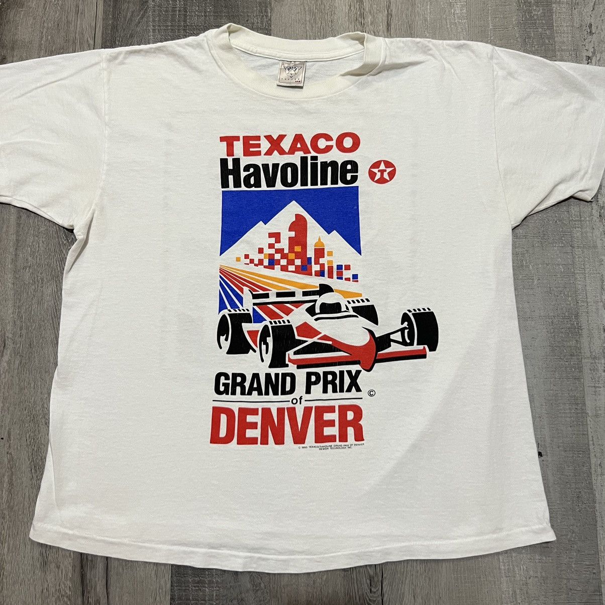 Delta × Racing × Vintage VTG Texaco Havoline Grand Prix Of Denver White ...