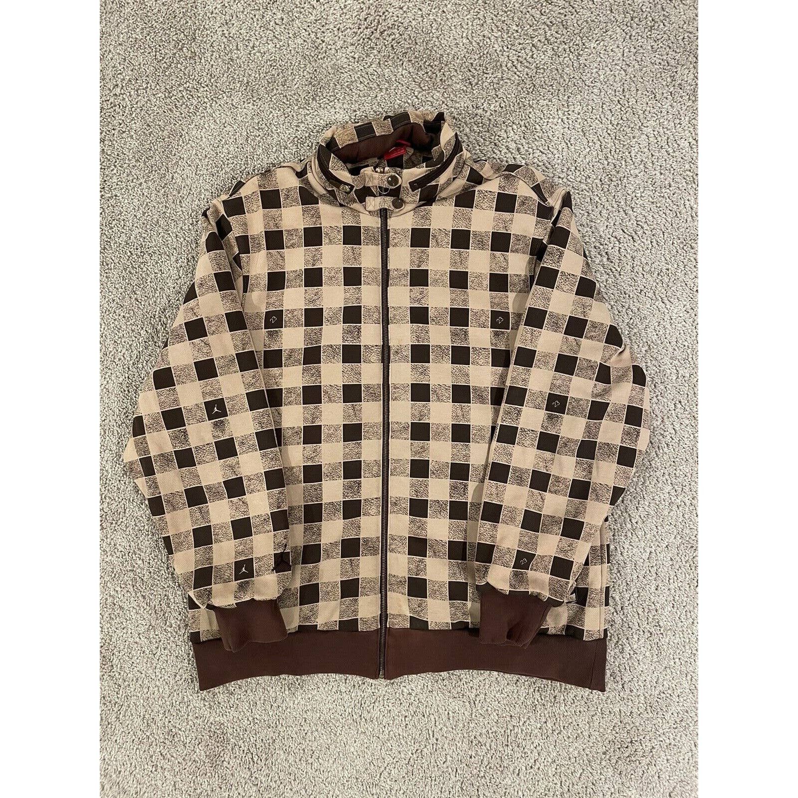 Jordan Brand Jordan Men’s Jacket Checkerboard Track Jacket Sz XL Nike ...