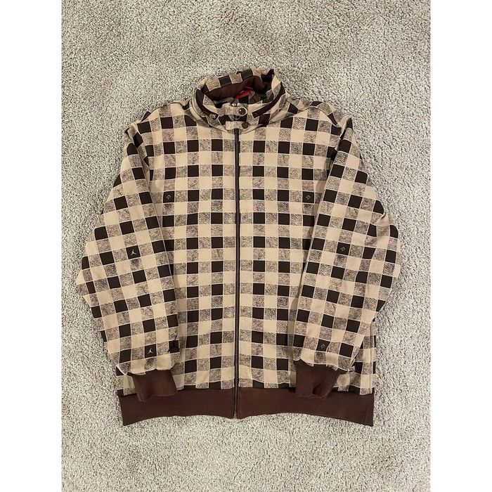 Jordan Brand Jordan Men’s Jacket Checkerboard Track Jacket Sz XL Nike ...