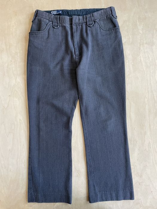 Polo Ralph Lauren Western Salt Pepper Denim Pants Pearl Snap Bootcut ...