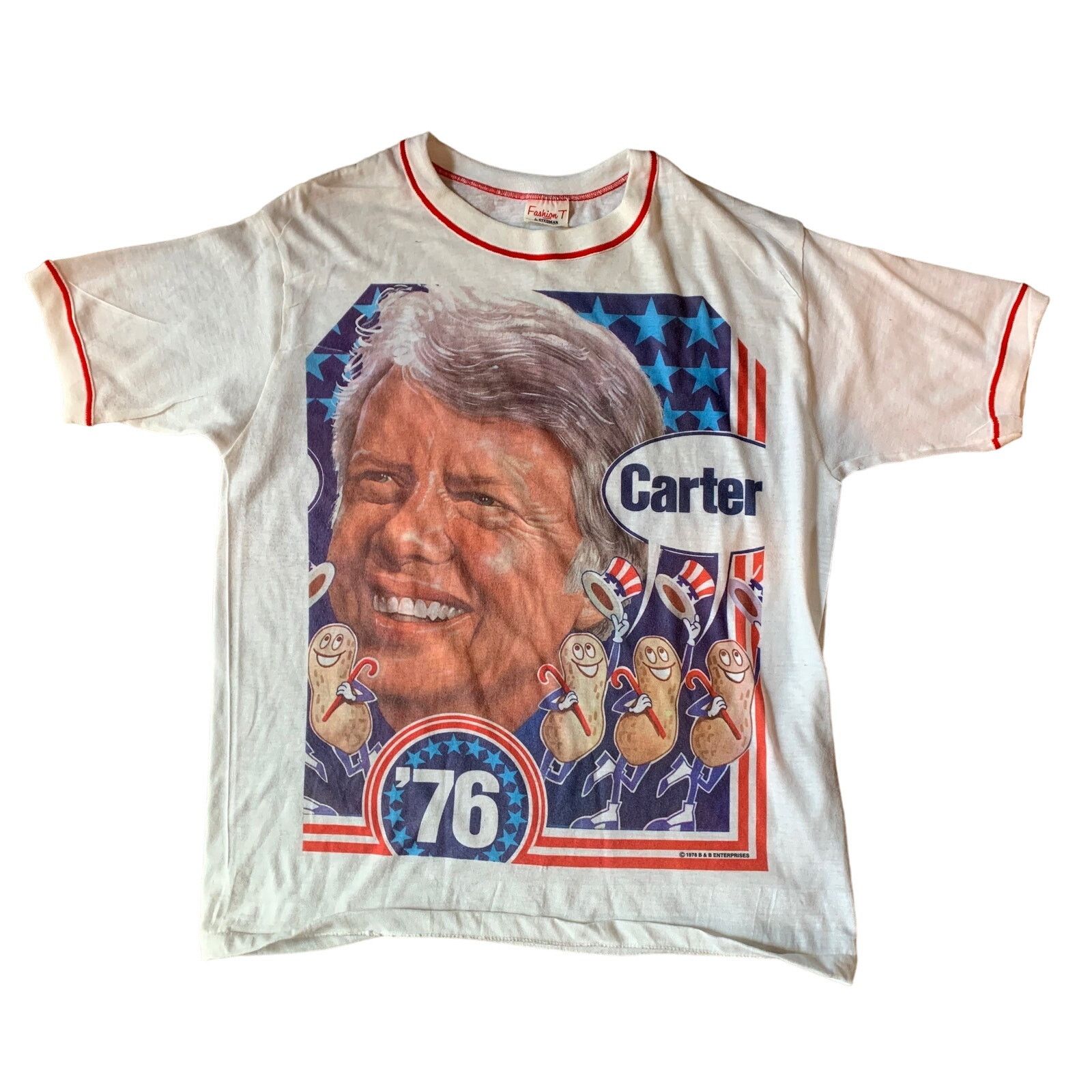 Vintage 70s Jimmy Carter Campaign Shirt | RARE 1976 Graphic | Grailed