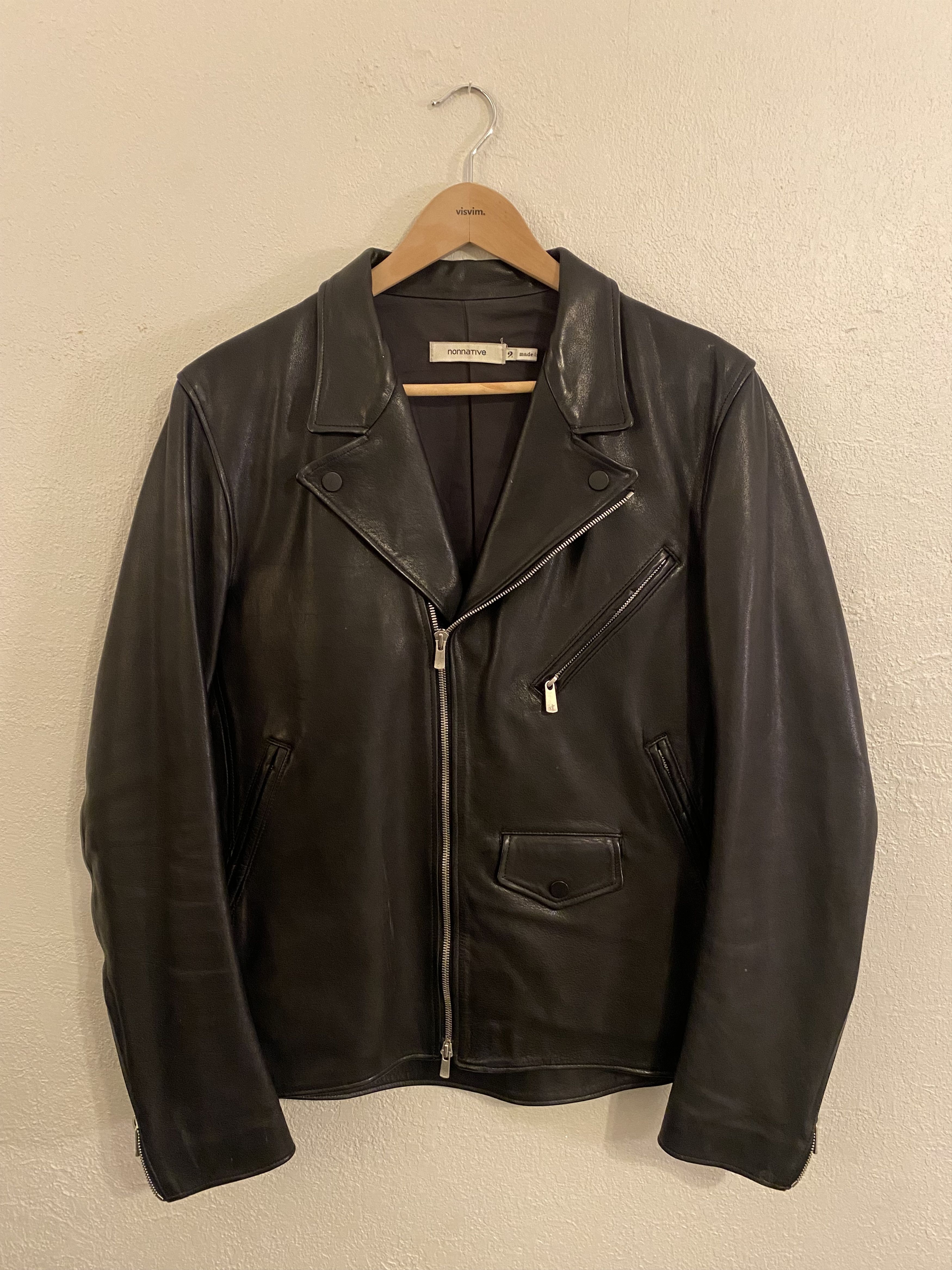 Nonnative Nonnative rider blouson leather jacket | Grailed