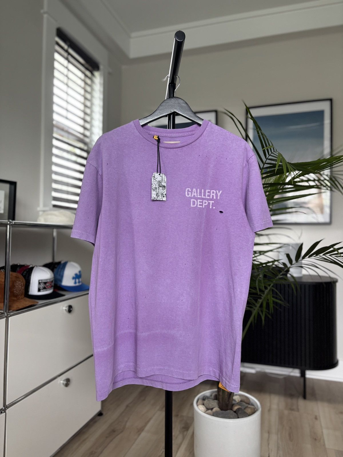 Gallery Dept. FADED PURPLE - MIAMI LOGO TEE | Grailed