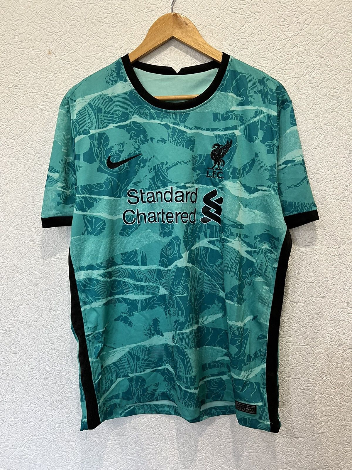 Nike × Soccer Jersey Nike Liverpool 2020/2021 Away Kit Soccer Jersey ...
