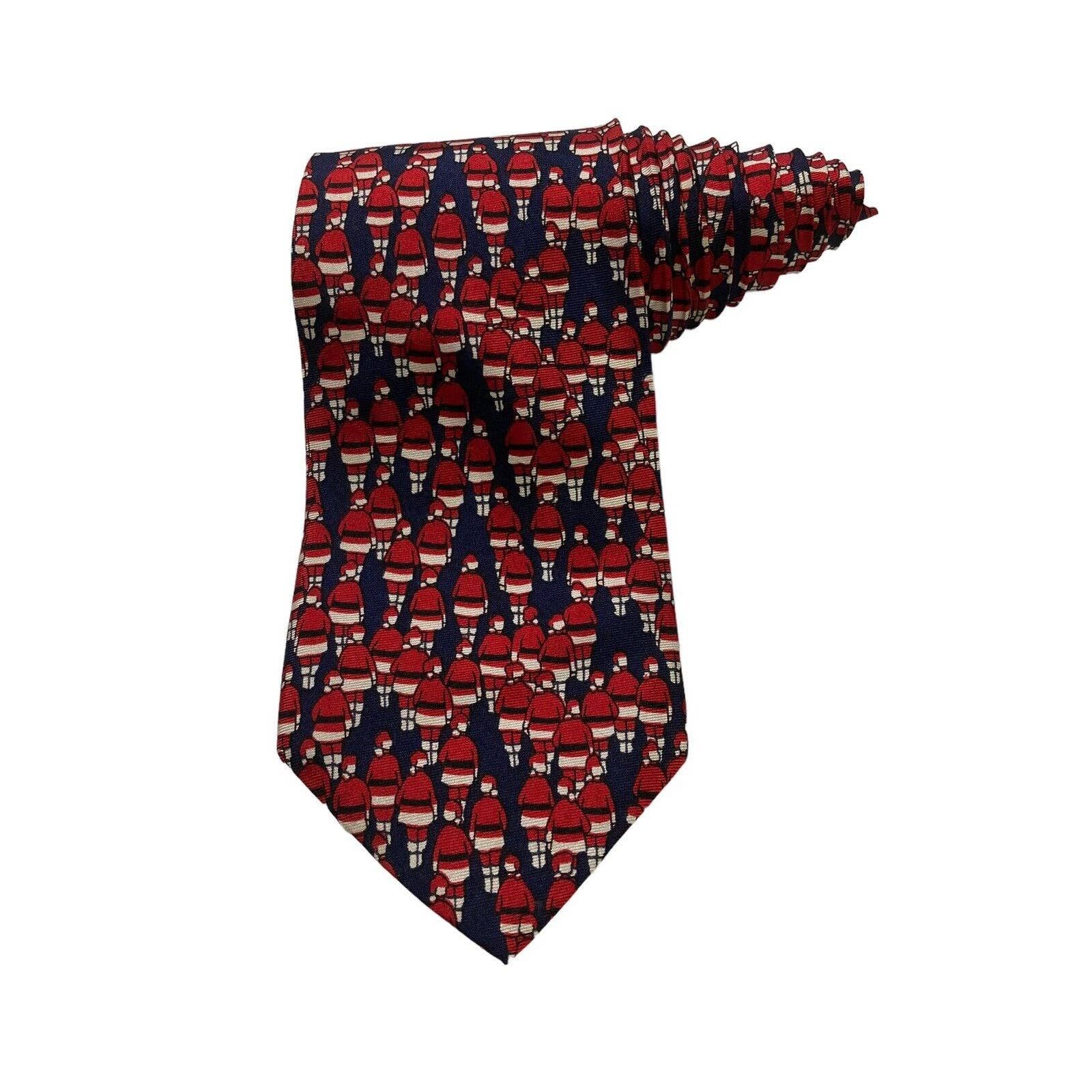 Unbrnd Alynn Neckwear Parade Of Santa Claus Christmas Necktie | Grailed