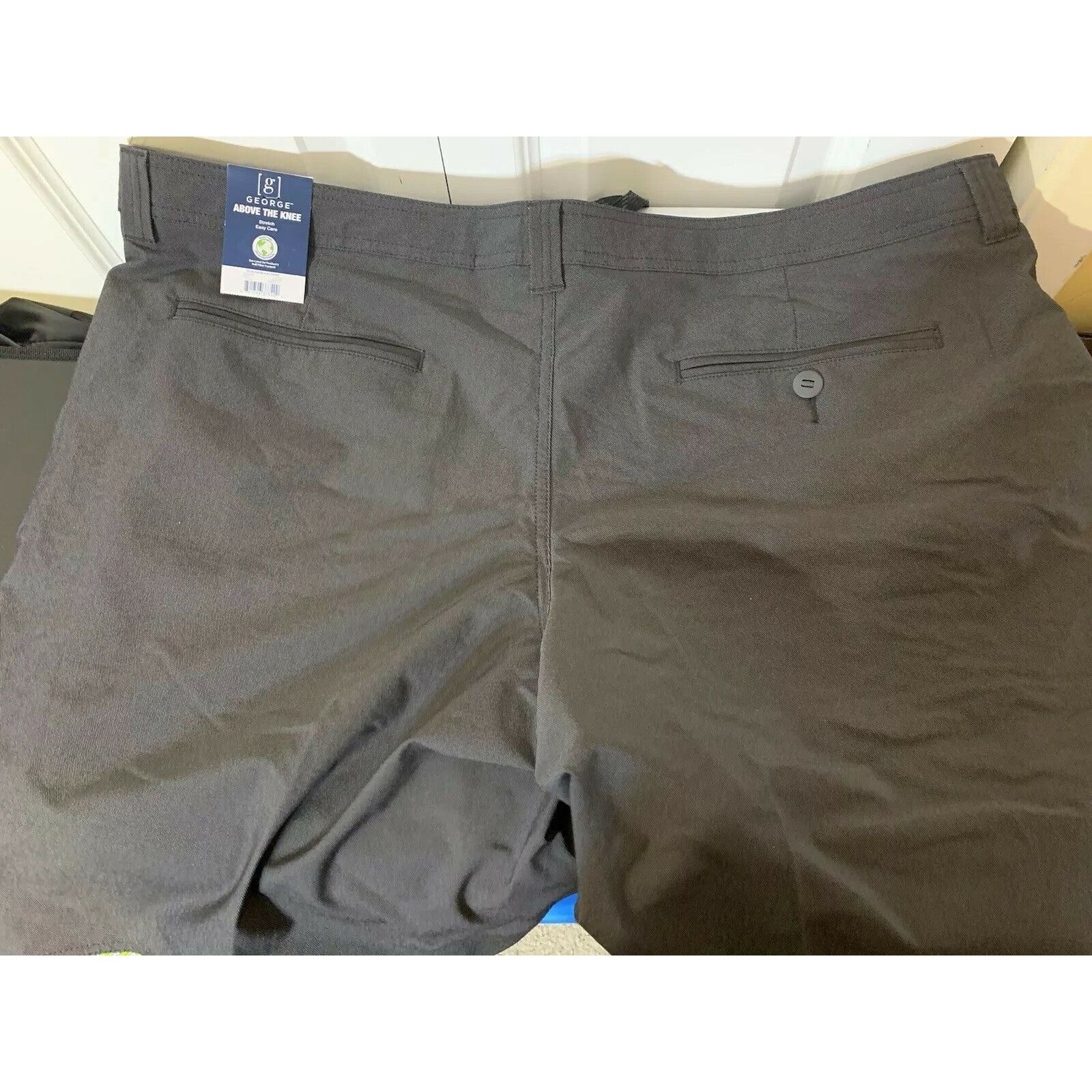 George Men's George Outdoor 10'' Flat Front Shorts Above The Knee G ...