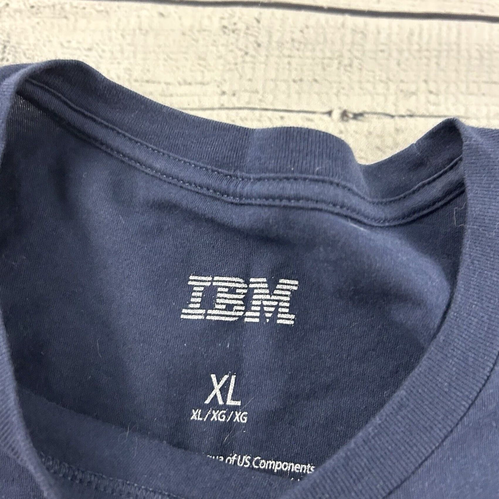 Vintage IBM Catalyst Mens Extra Large XL Blue Short Sleeve T Shirt ...