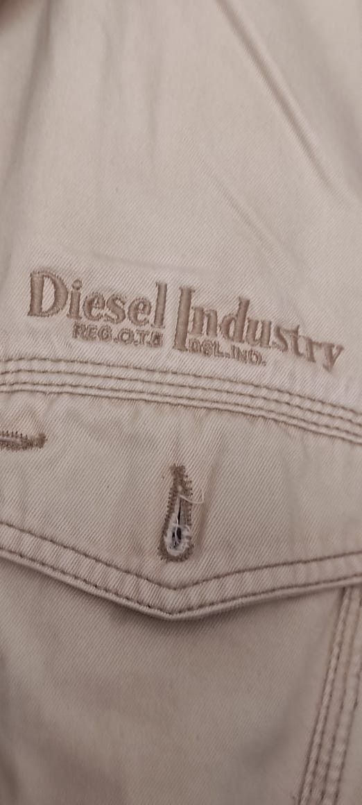 Diesel × Italian Designers × Vintage Diesel Industry Denim Jacket Green ...